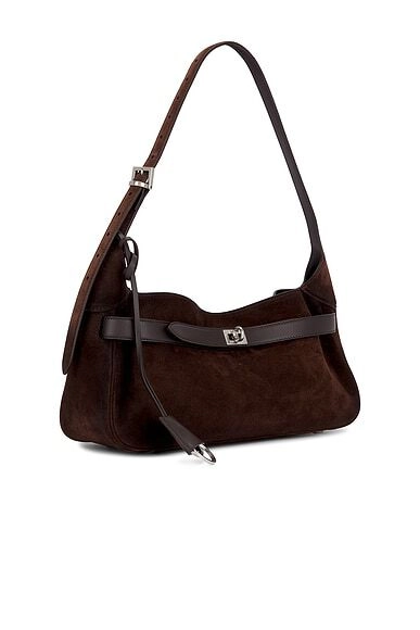 Balenciaga Bel Air Small Suede Shoulder Bag