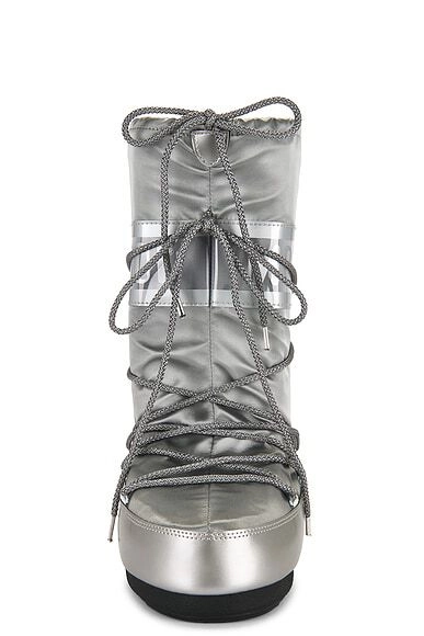 Moon Boot Icon Low Glance Boots - Silver