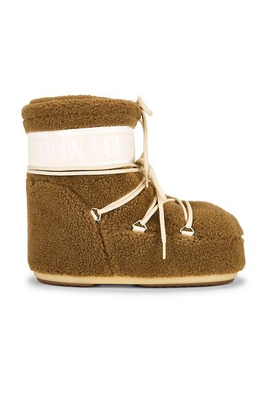 Moon Boot Icon Low Fleece Boots - Camel