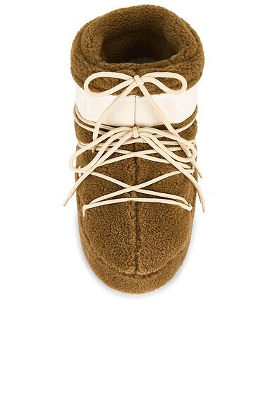 Moon Boot Icon Low Fleece Boots - Camel