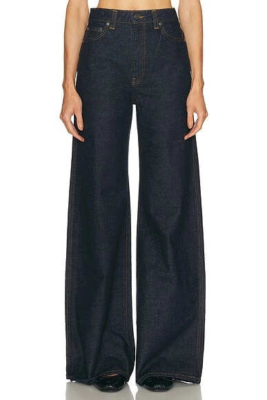 Khaite Dane Wide Leg Jeans - Benson