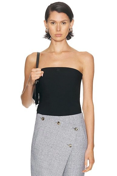 COURREGES Bustier Jersey Bodysuit