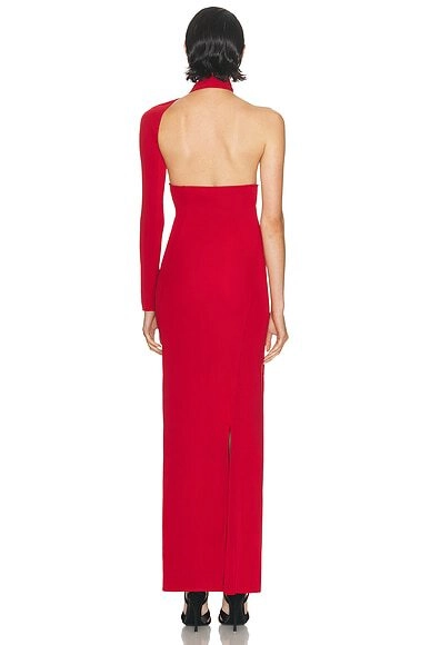 COURREGES One Shoulder Long Dress