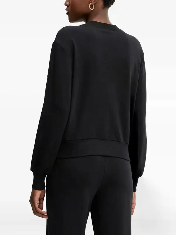 Ermanno Scervino Lace-appliqué Crewneck Sweatshirt