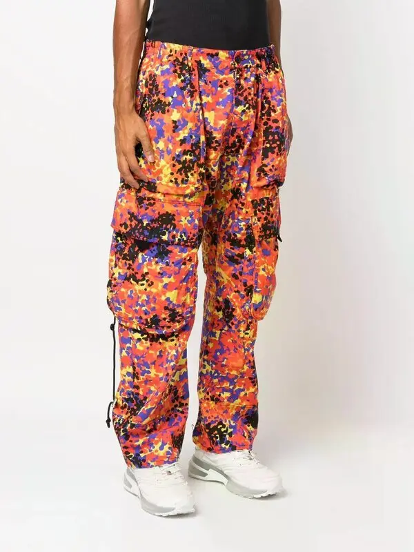 Dsquared2 Abstract Print Cargo Trousers