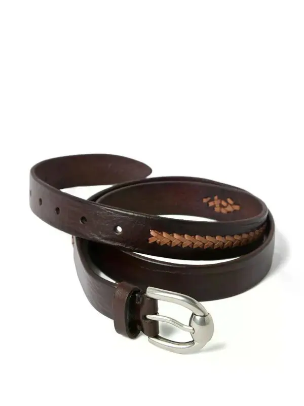 Brunello Cucinelli Braided Leather Belt