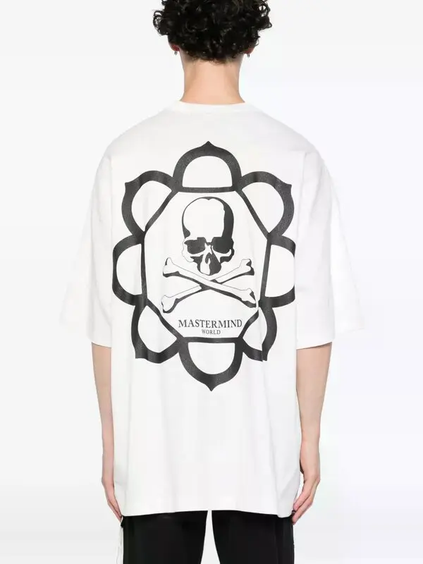 MASTERMIND WORLD Skull Graphic Pocket T-shirt - White