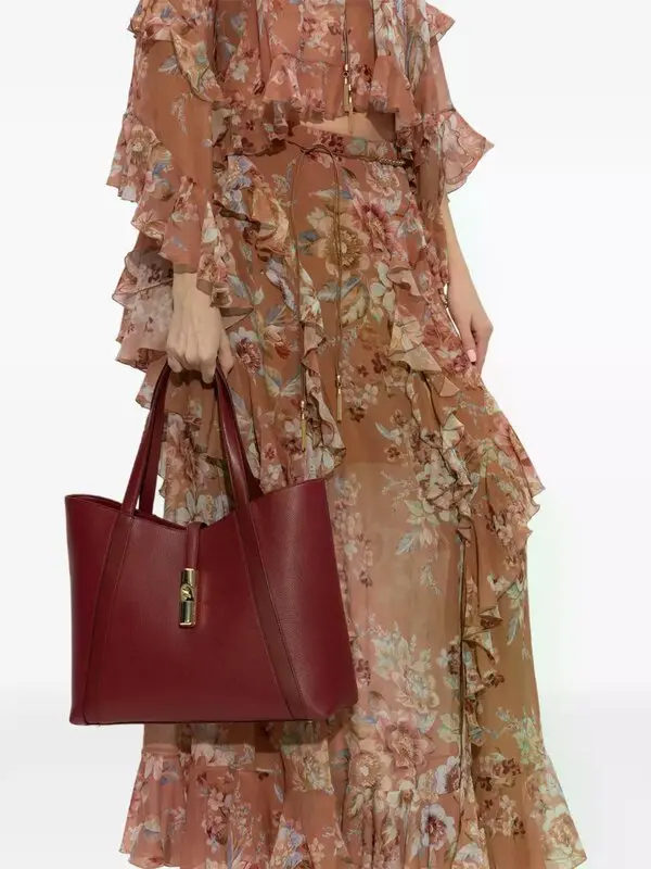 Furla Goccia Leather Tote Bag