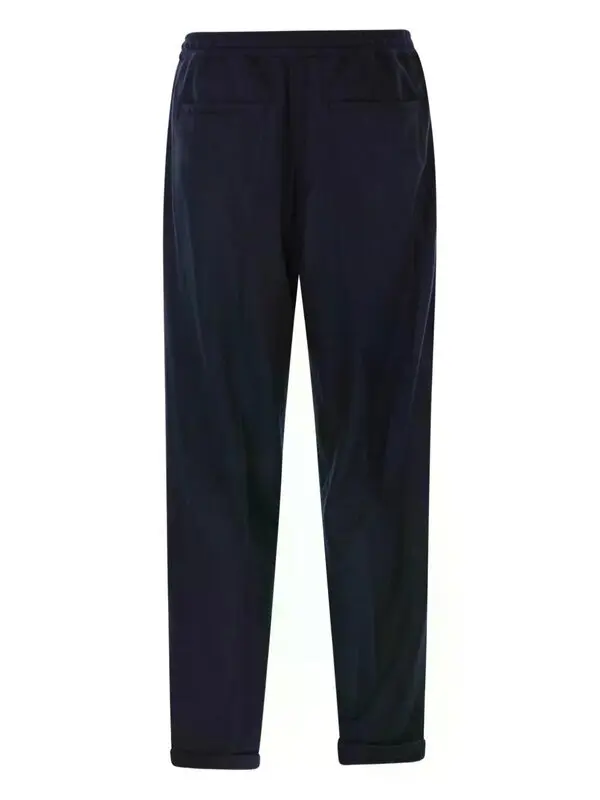 Fedeli Harvard Straight-leg Trousers - Blue