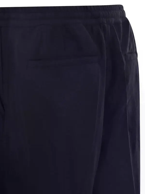 Fedeli Harvard Straight-leg Trousers - Blue