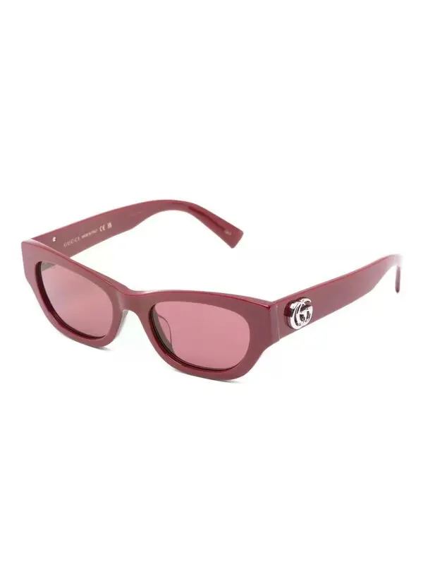 Gucci Burgundy Cat-eye Sunglasses