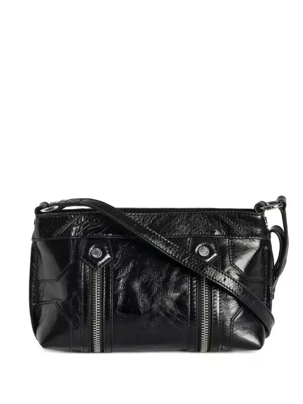 Zadig&Voltaire Patent Leather Shoulder Bag - Black