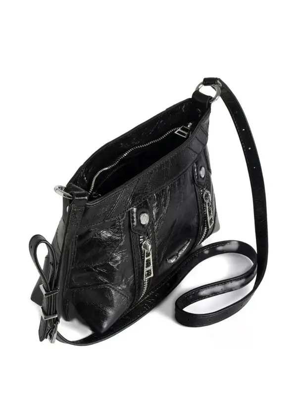 Zadig&Voltaire Patent Leather Shoulder Bag - Black