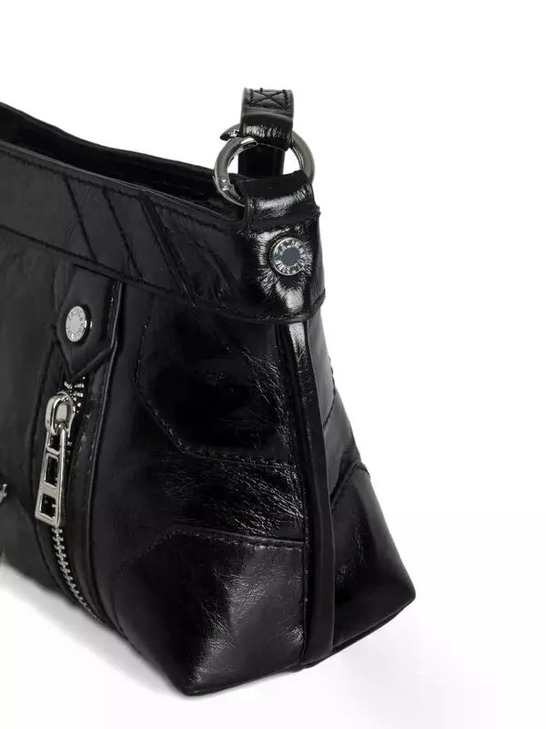 Zadig&Voltaire Patent Leather Shoulder Bag - Black