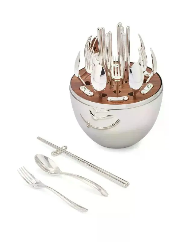 Christofle Mood Asia -plated Cutlery Set - Silver
