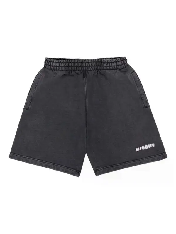 MISBHV Black Washed Terry Community Shorts