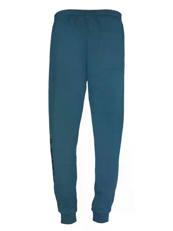Helmut Lang Logo-detail Cotton Track Pants - Blue