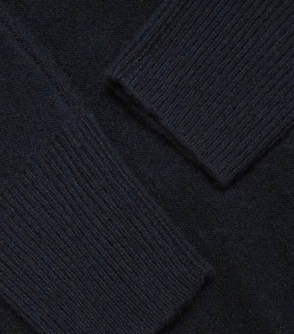 Vince Cashmere Funnel-neck Sweater - Navy