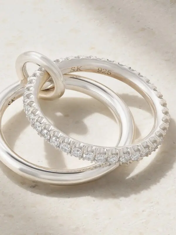 SPINELLI KILCOLLIN Sterling And Diamond "cara" Ring