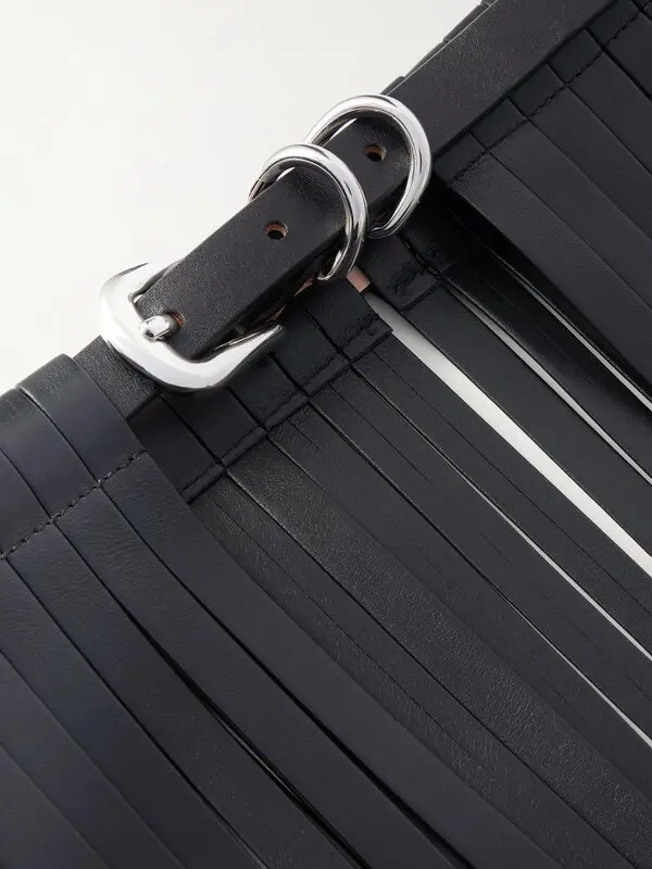 DEHANCHE Fringed Leather Belt