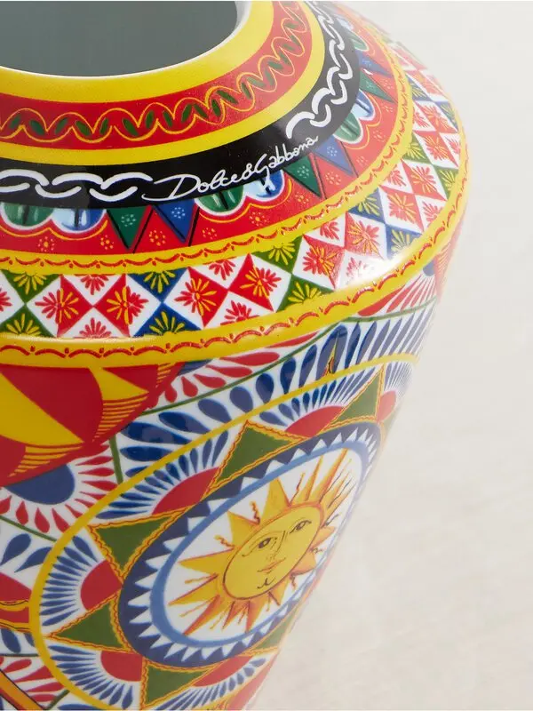 Dolce & Gabbana Small Amphora Porcelain Vase - Red