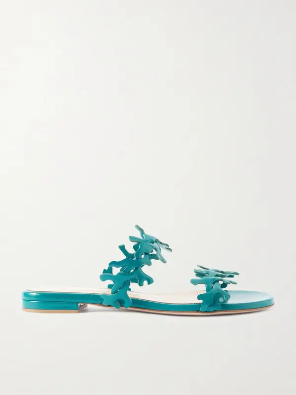 GIANVITO ROSSI Nuit Patent-leather Sandals