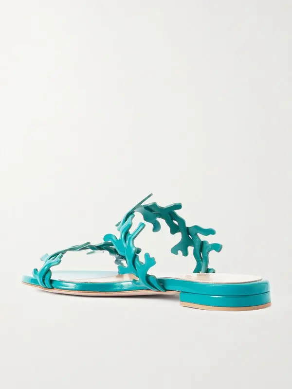 GIANVITO ROSSI Nuit Patent-leather Sandals