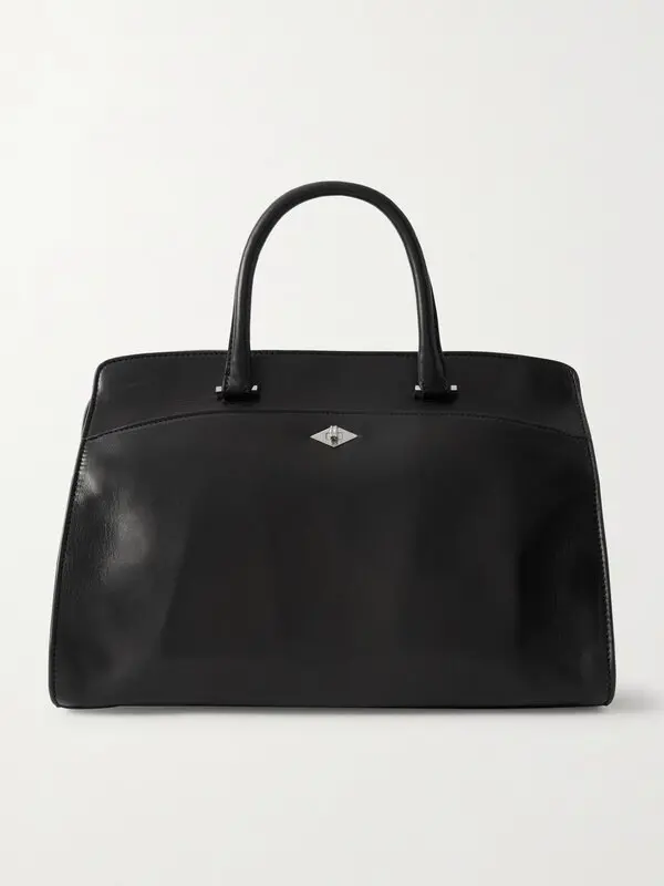 METIER Private Eye Leather Tote - Black