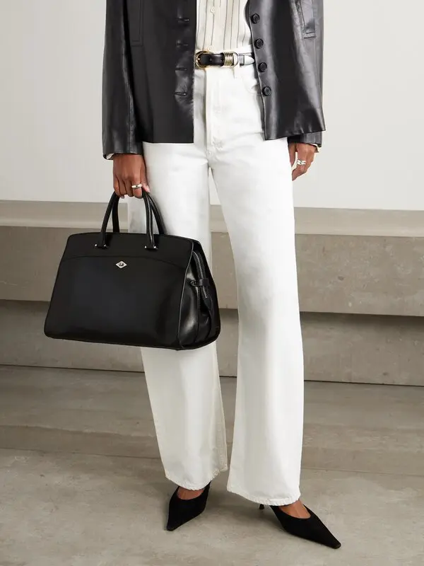 METIER Private Eye Leather Tote - Black