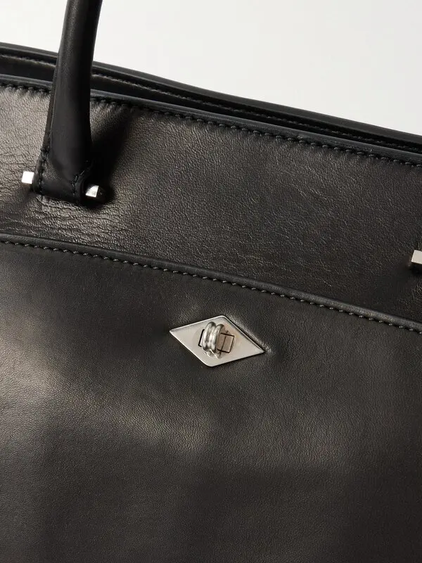 METIER Private Eye Leather Tote - Black