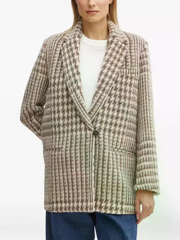 FORTE_FORTE Houndstooth Blazer