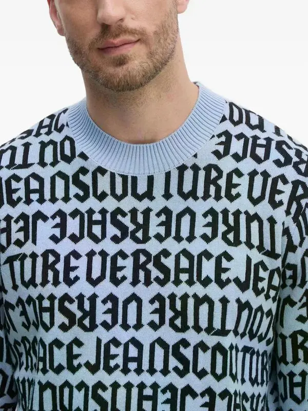 Versace Text-motif Sweater