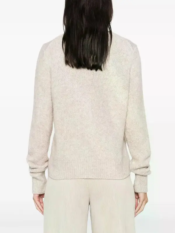Marc O'polo Buttoned Cardigan With Natural Stone Fastening