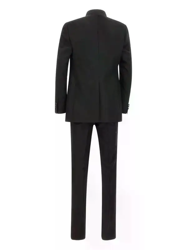 CARLO PIGNATELLI Mandarin-collar Button-up Suits