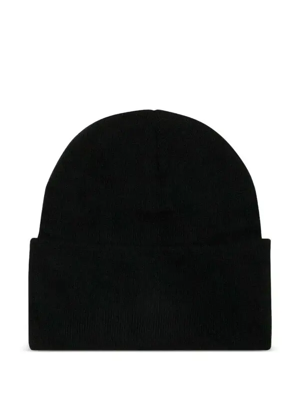 Chrome Hearts Logo Embroidered Beanie - Black