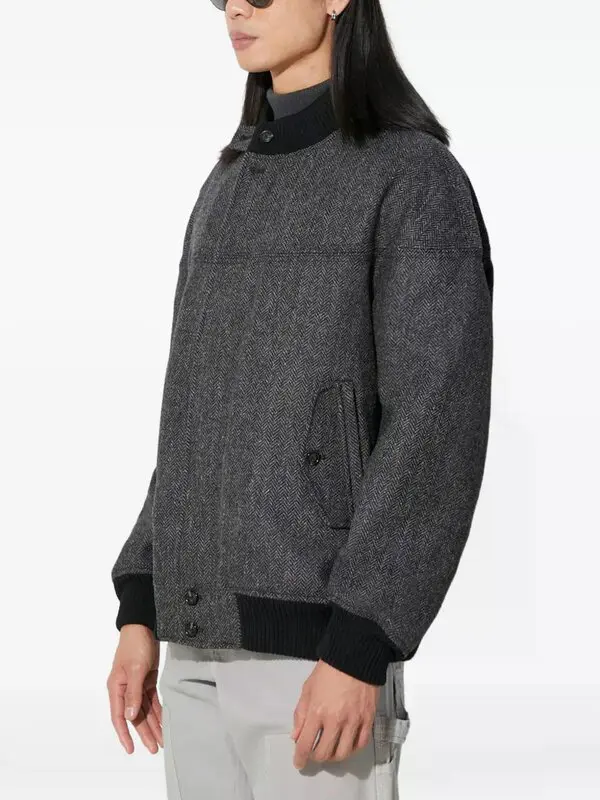 BARACUTA G9 Herringbone Bomber Jacket