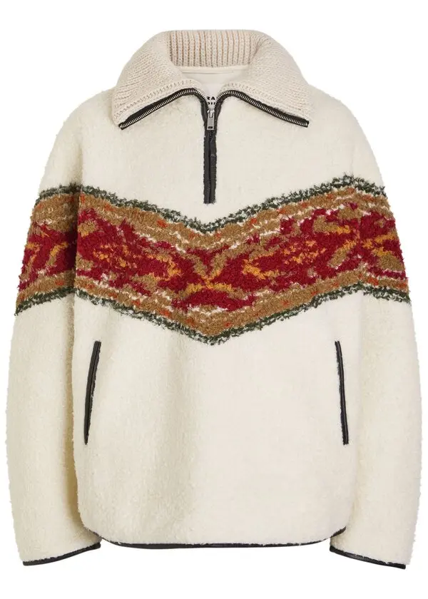 Isabel Marant Étoile Marner Jacquard Bouclé Sweatshirt
