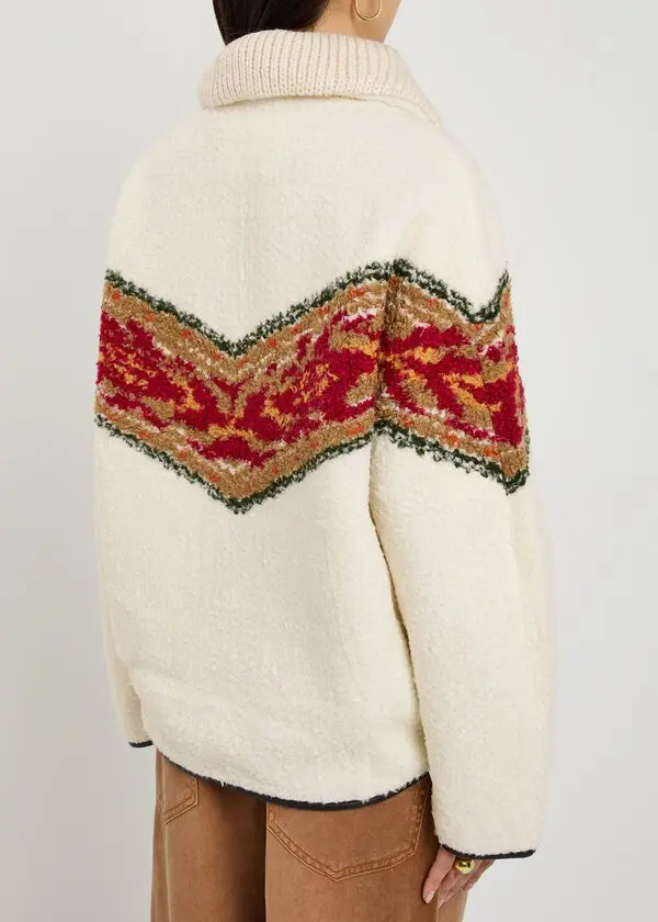 Isabel Marant Étoile Marner Jacquard Bouclé Sweatshirt