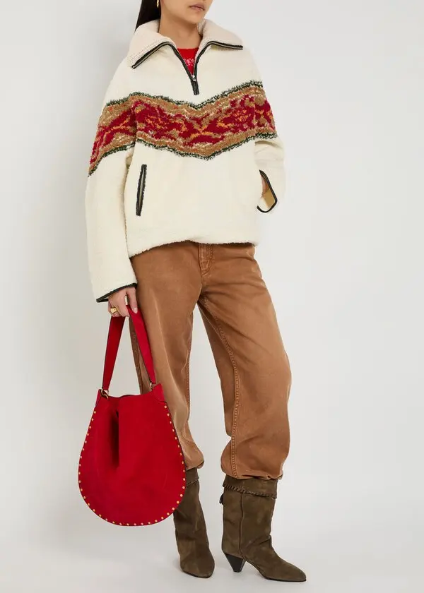 Isabel Marant Étoile Marner Jacquard Bouclé Sweatshirt
