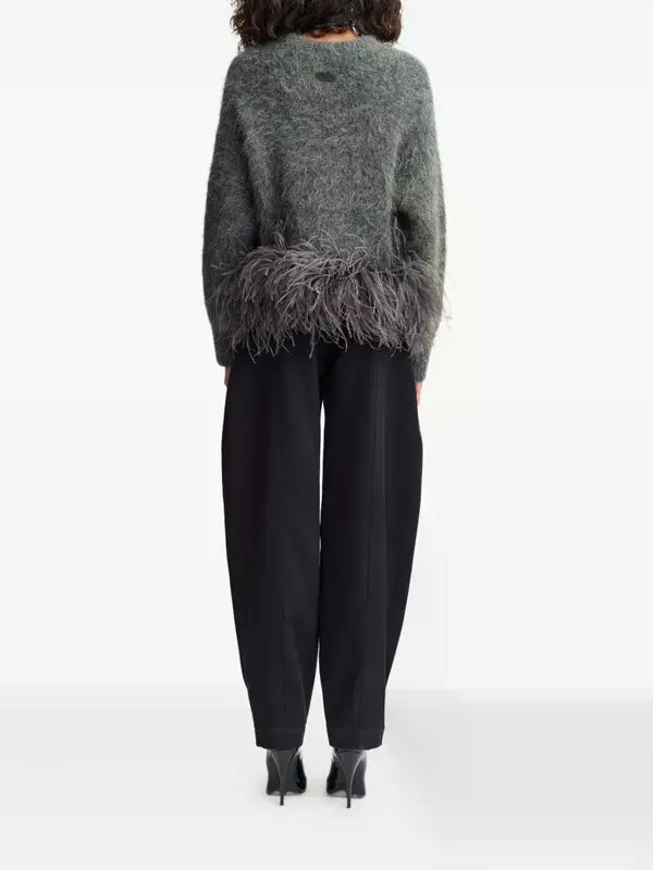 16Arlington Dovico Feather Knit Jumper - Grey