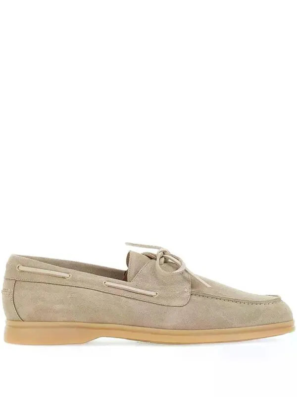 DUCA DEGLI ABRUZZI Beige Suede Loafers