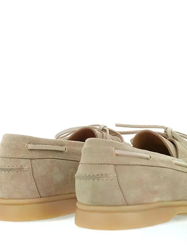DUCA DEGLI ABRUZZI Beige Suede Loafers