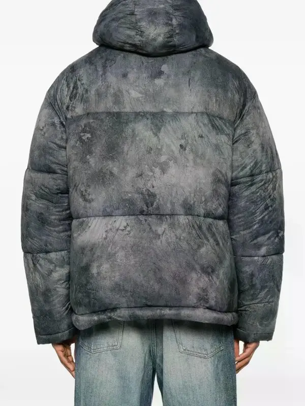 RETERNITY Retervity Hooded Puffer Jacket With All-over Pattern