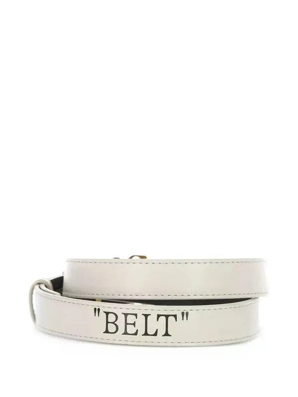 Off-White Signature Arrows Motif-buckle Leather Belt