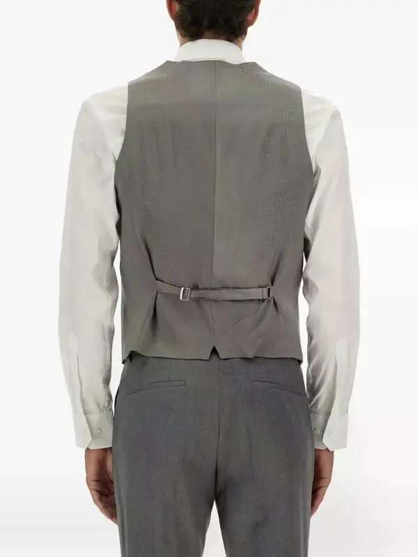 BOSS Single-breasted Waistcoat With Button Detail