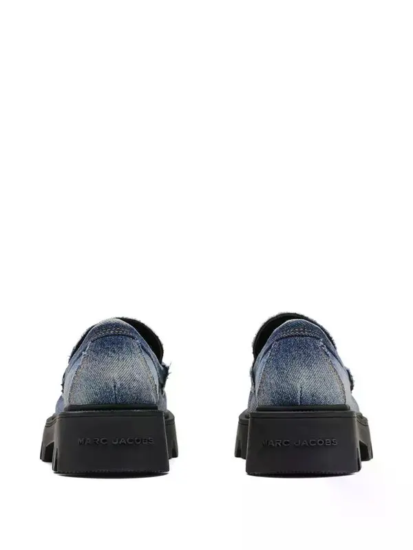 Marc Jacobs Faded Denim Frankie Loafers