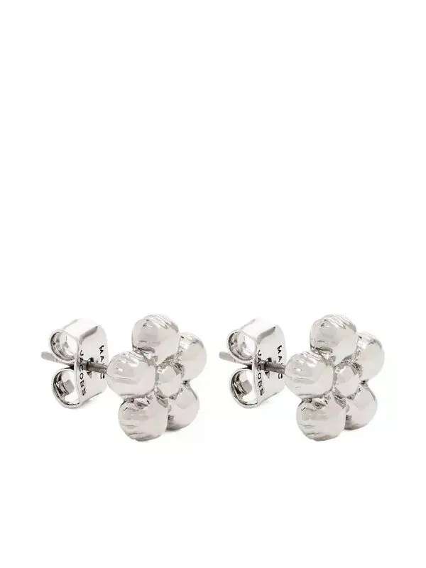 Marc Jacobs Daisy Balloon Stud Earrings - Silver