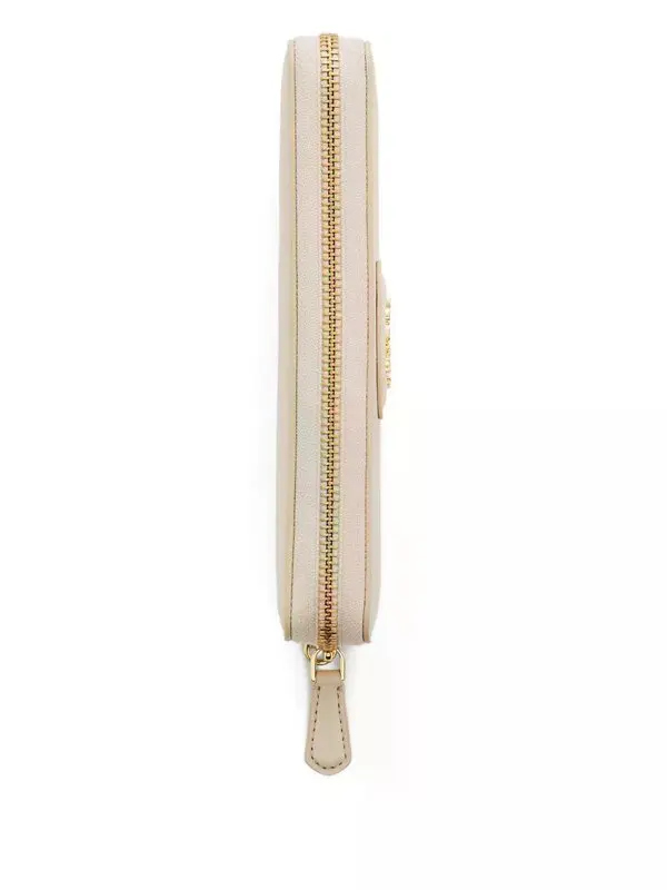 Marc Jacobs The Continental Zip Leather Wallet - Neutrals