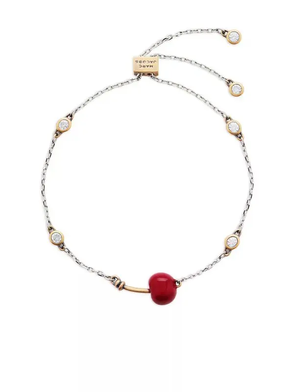 Marc Jacobs Cherry Slider Bracelet - Silver