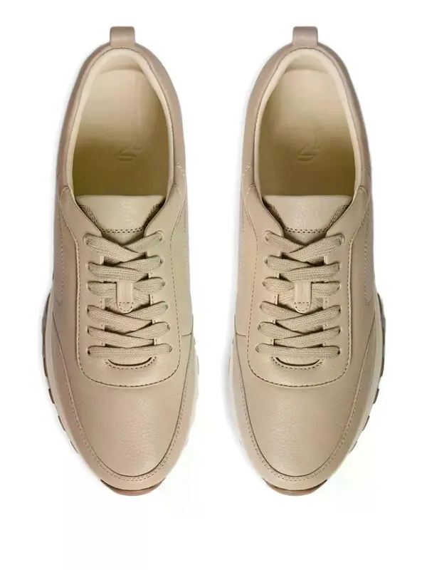 12 STOREEZ Leather Lace-up Sneakers